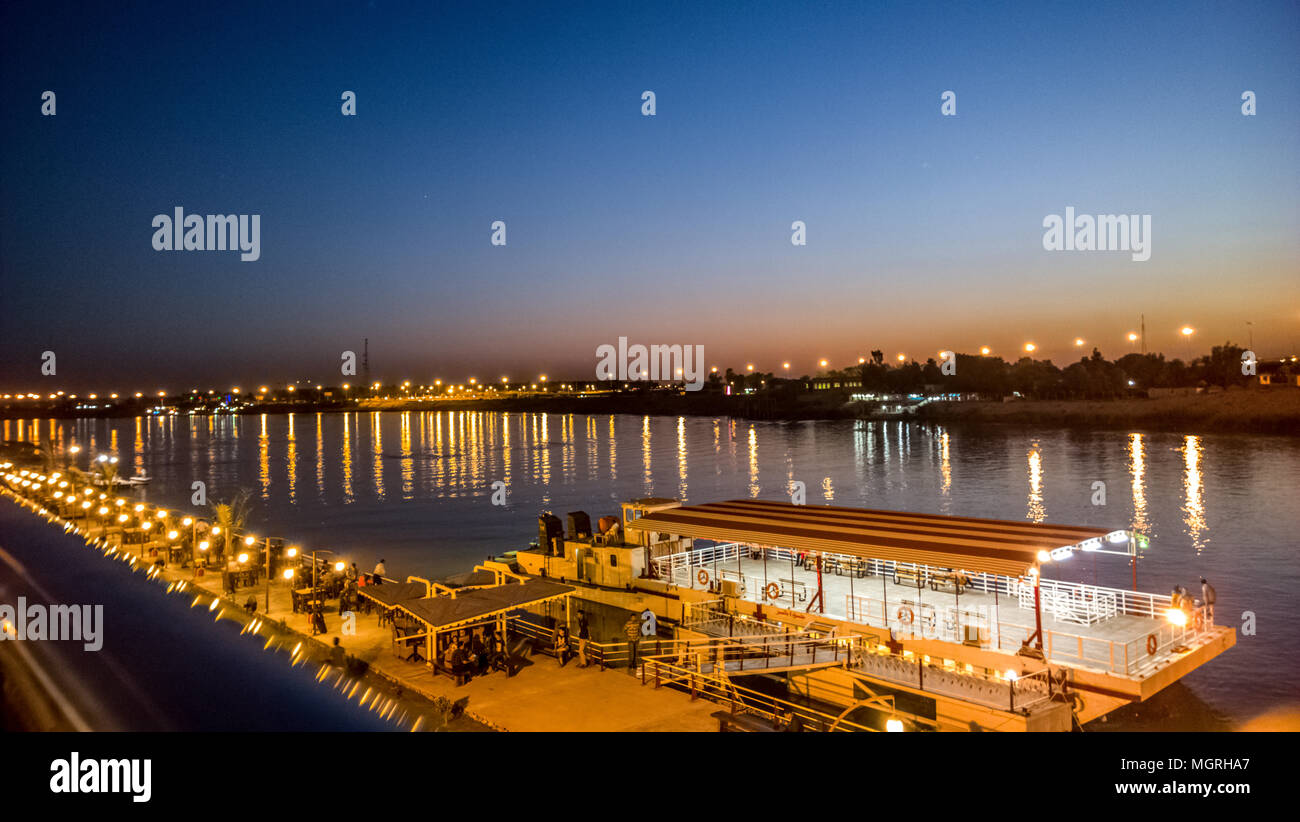 Baghdad City At Night