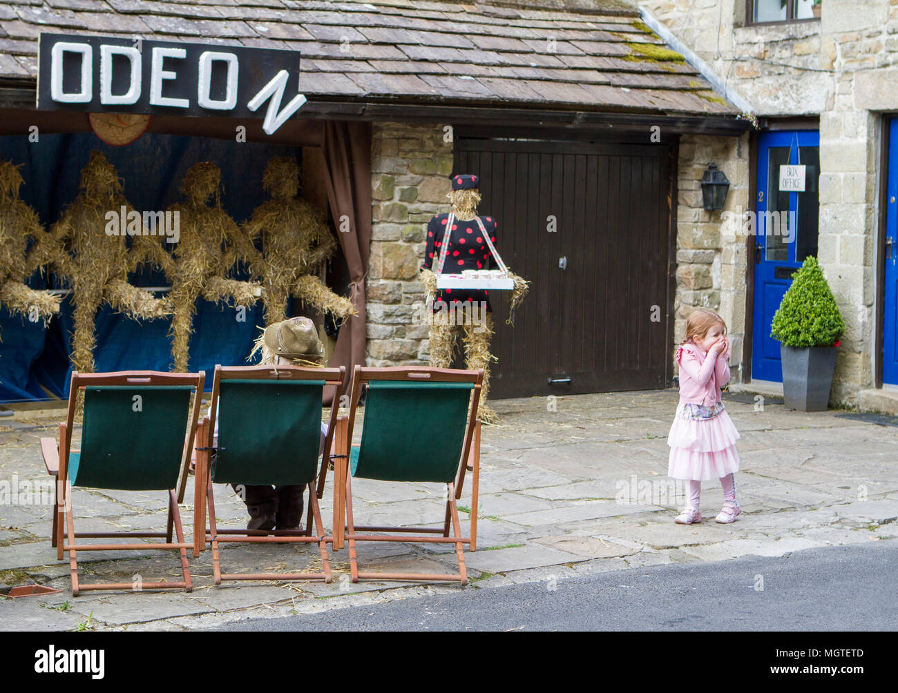 Wray village scarecrow festival Stock Photo - Alamy