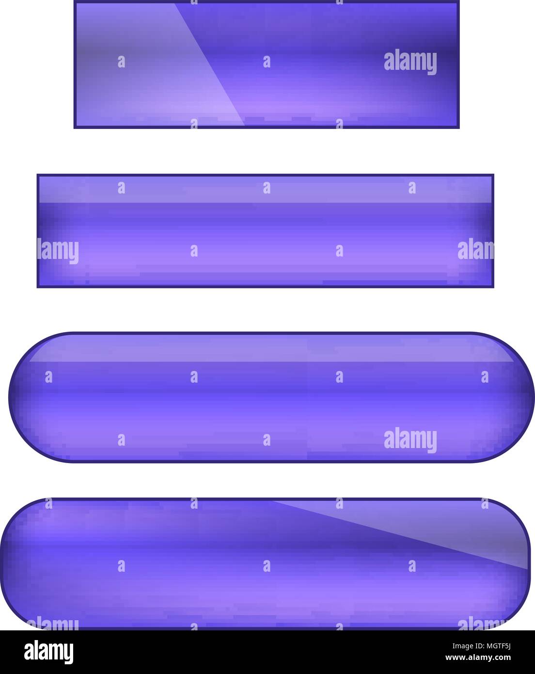 vector web buttons set - violet Stock Vector Image & Art - Alamy