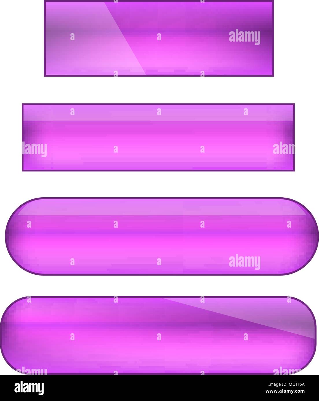 vector web buttons set - purple Stock Vector Image & Art - Alamy