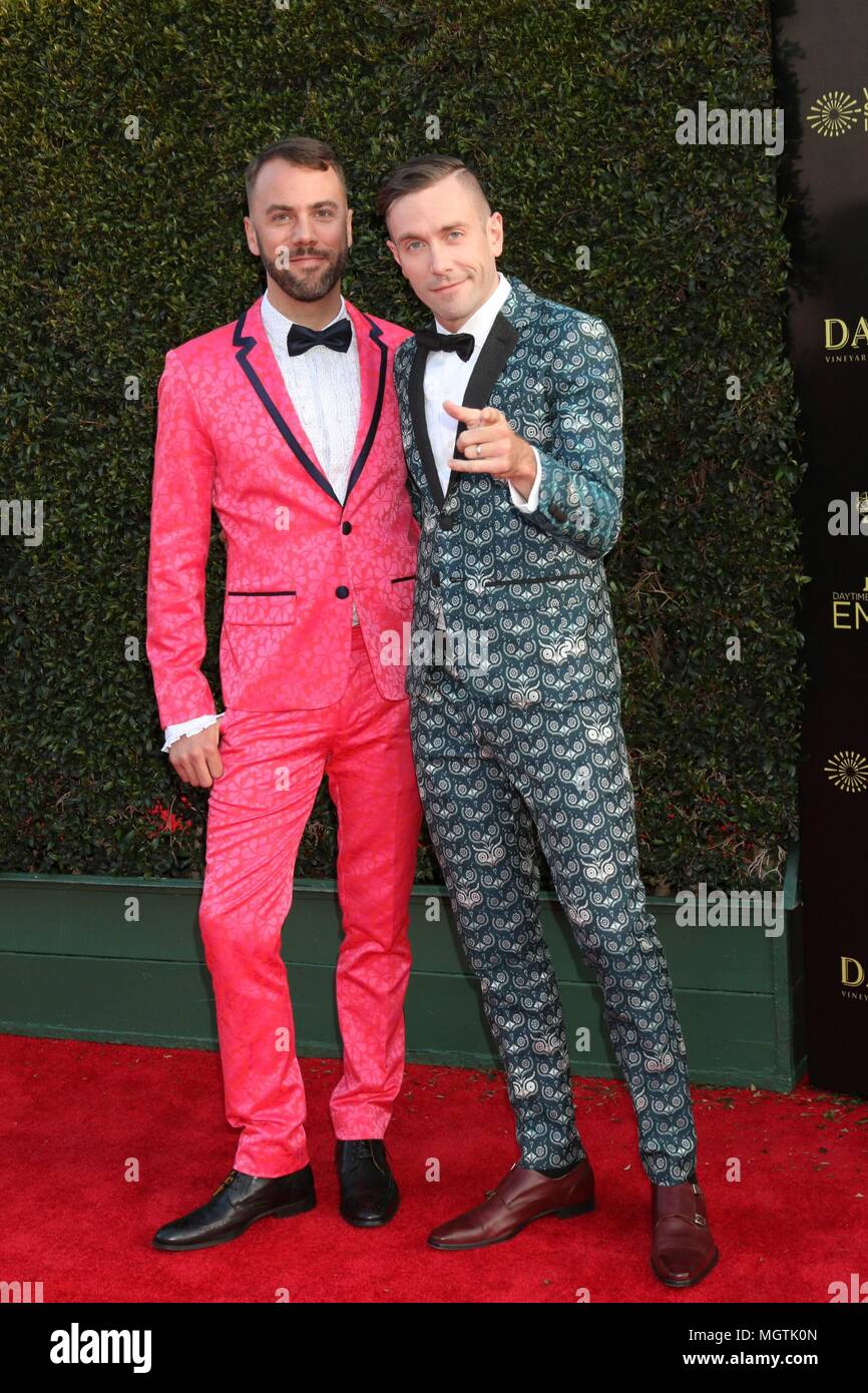 Pasadena, USA. 27 April 2018. John Halbach, Kit Williamson at arrivals ...