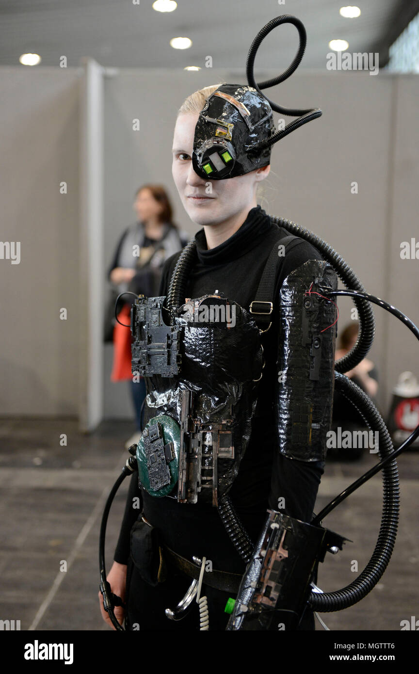 Dortmund, Germany. 27th Apr, 2018. Star Trek Fan - Borg at the ...