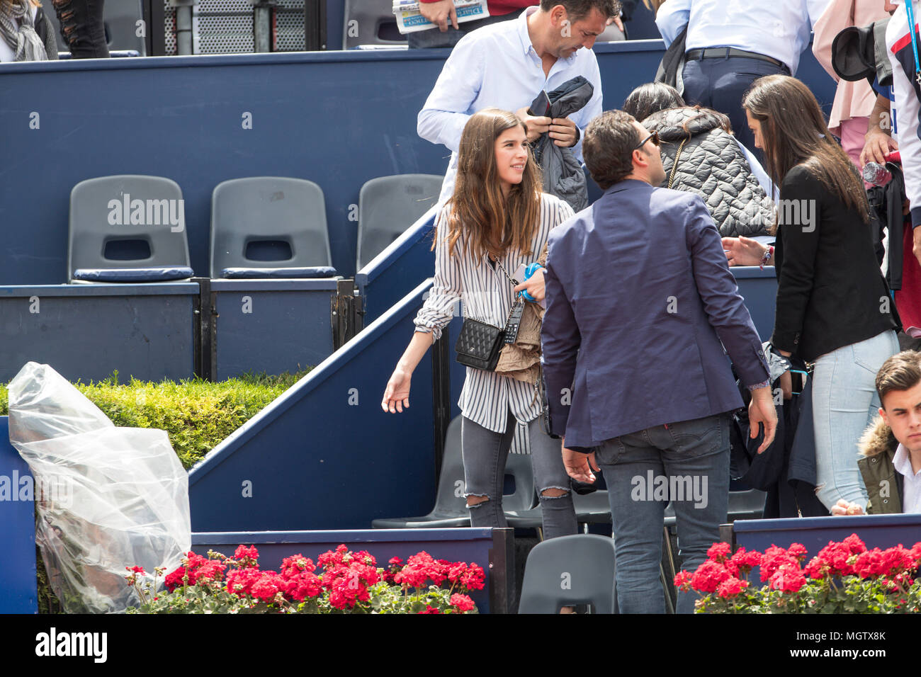 Sandra Gago during the match between Rafa Nadal and Stefanos Tsitsipas ...