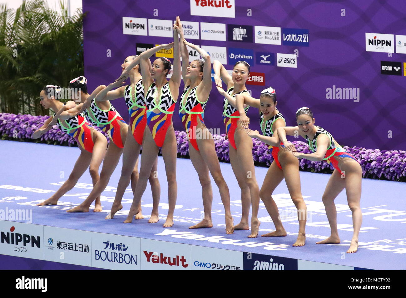 Japan team group (JPN), APRIL 29, 2018 Artistic Swimming : The 94th ...