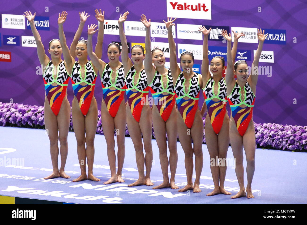 Japan team group (JPN), APRIL 29, 2018 Artistic Swimming : The 94th ...