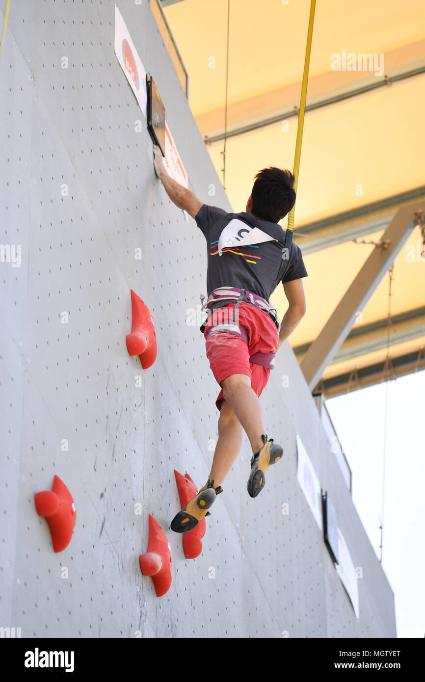 Mori park outdoor village, Tokyo, Japan. 29th Apr, 2018. Shuta Tanaka ...