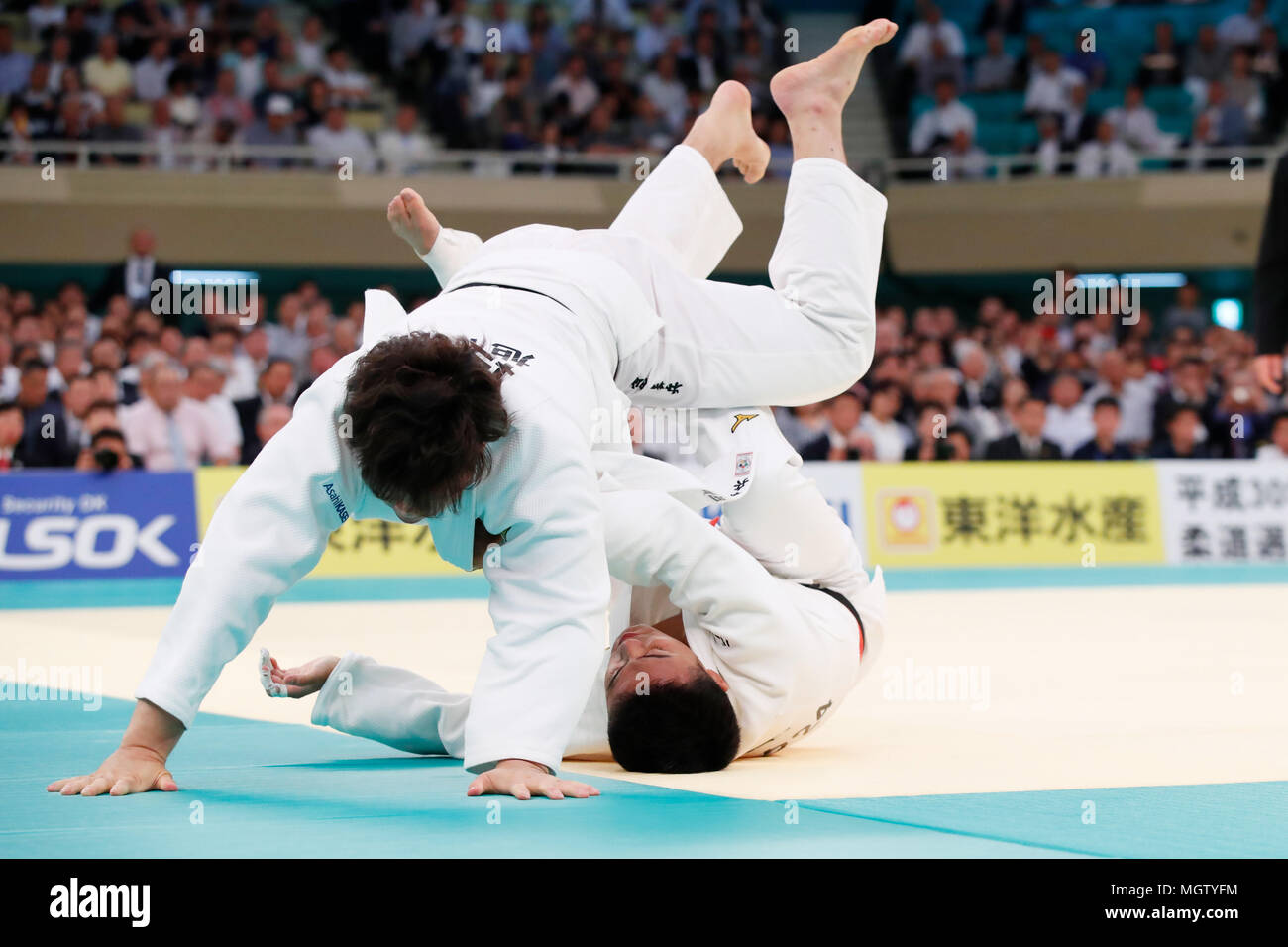 (L to R) Kyohei Kakita, ?/Soichi Hashimoto, APRIL 29, 2018 Judo : 2018 ...