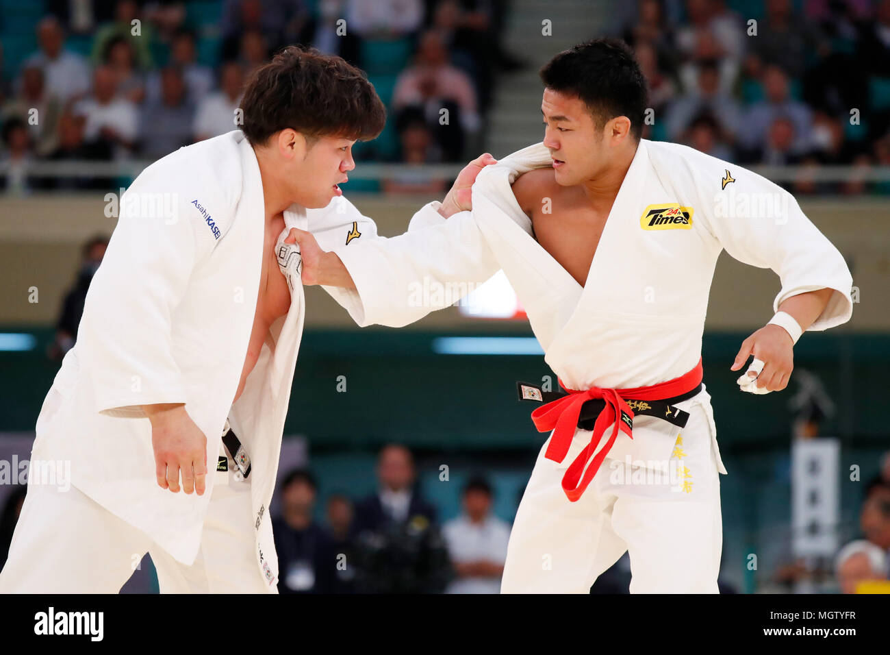 (L to R) Kyohei Kakita, ?/Soichi Hashimoto, APRIL 29, 2018 Judo : 2018 ...