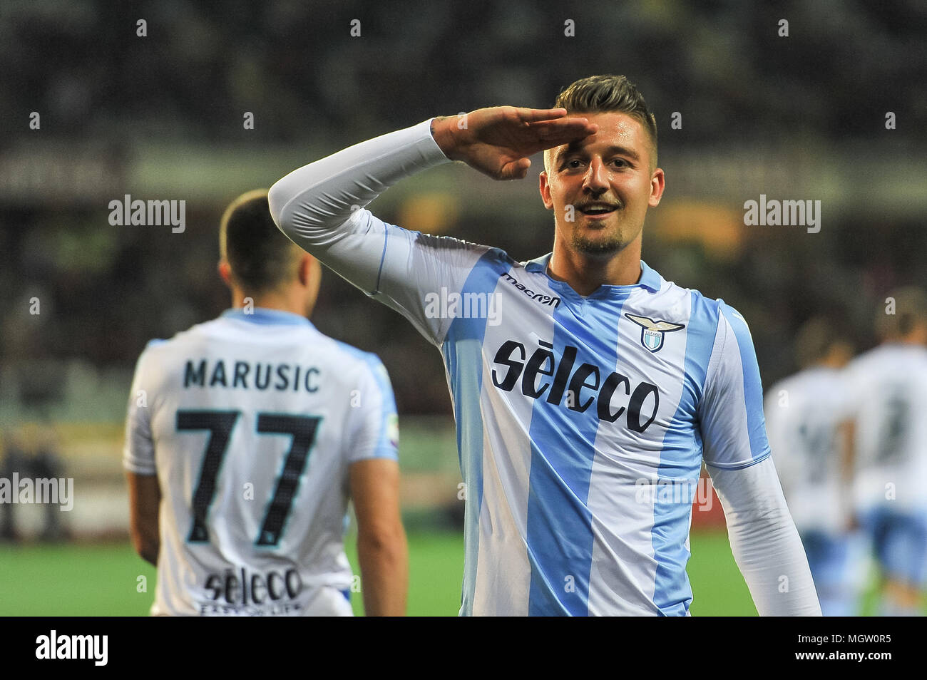 Sergej milinkovic savic ss lazio hi-res stock photography and images ...