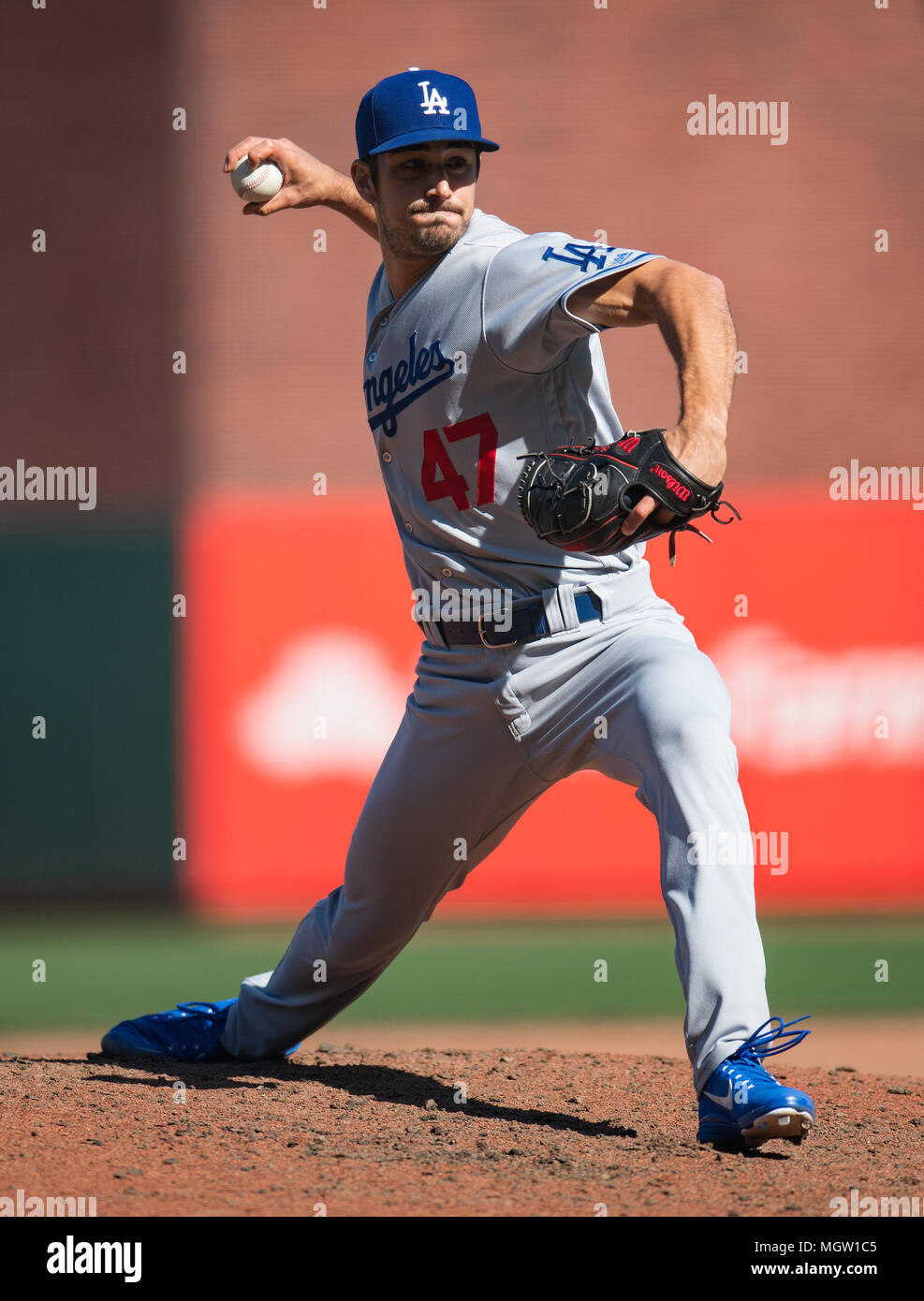San Francisco, California, USA. 29th Apr, 2018. Los Angeles Dodgers ...