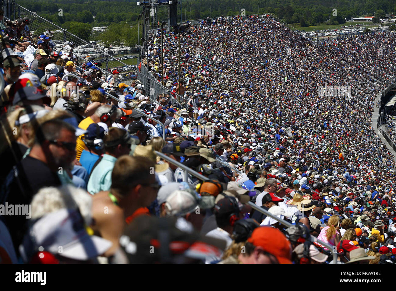 Nascar Fans In Stands