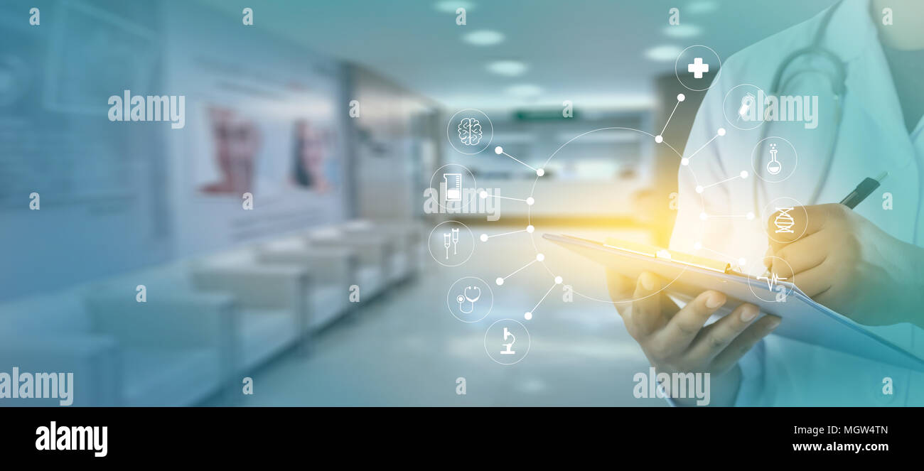 medicine heart Medicine doctor technology network concept medical ...