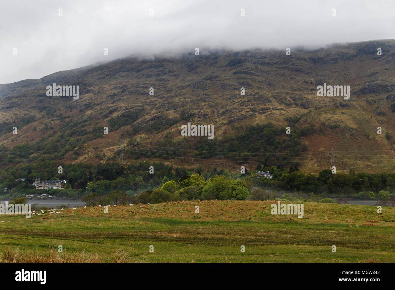 Loch awe grey cloud hi-res stock photography and images - Alamy