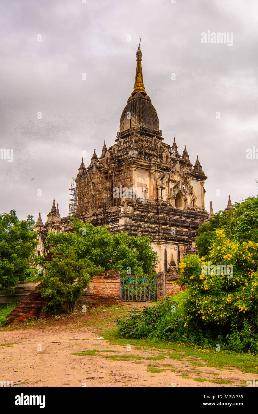 Sulamani Temple of the Bagan Archaeological Zone, Burma. One of the ...