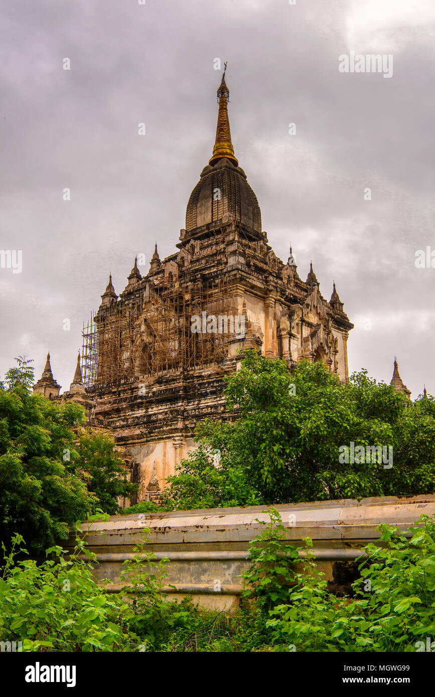 Sulamani Temple of the Bagan Archaeological Zone, Burma. One of the ...