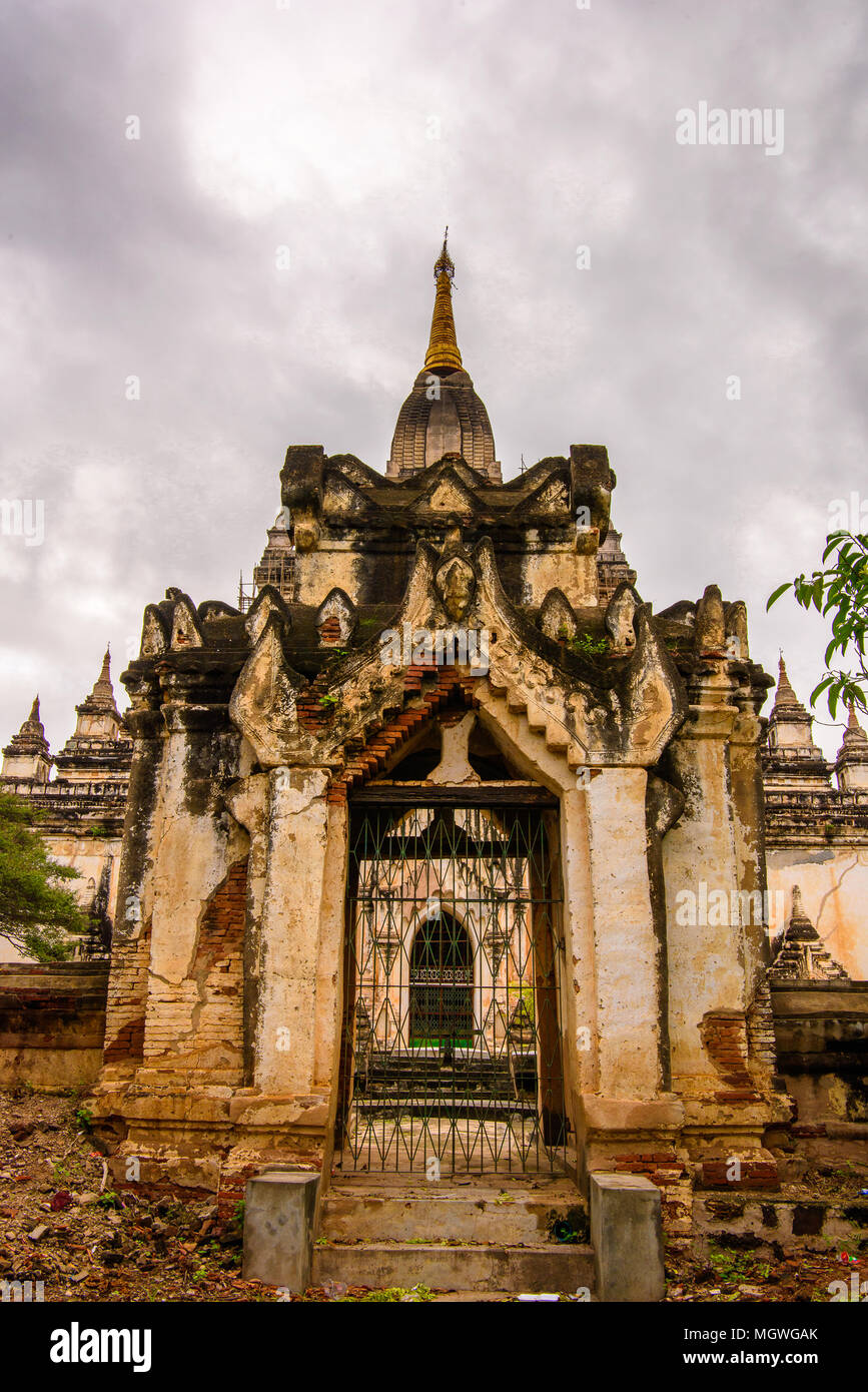 Sulamani Temple of the Bagan Archaeological Zone, Burma. One of the ...