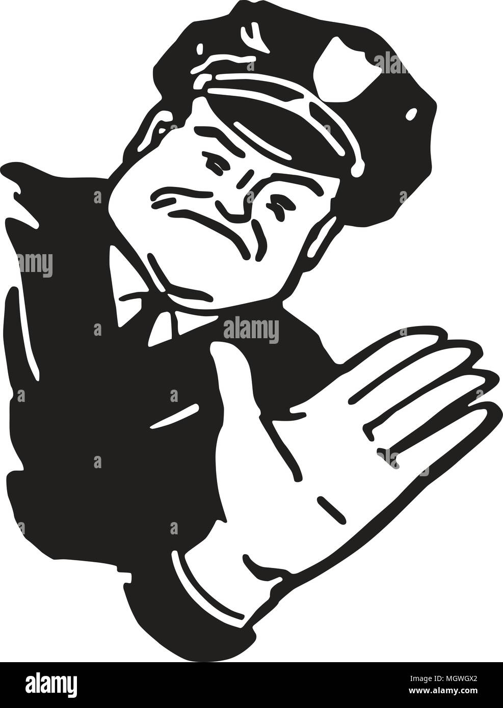 Vintage cop cops hi-res stock photography and images - Alamy