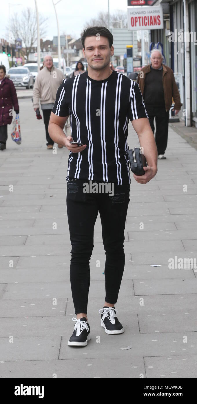 TOWIE cast members arrive at Faces Nightclub in Ilford Featuring: Myles ...