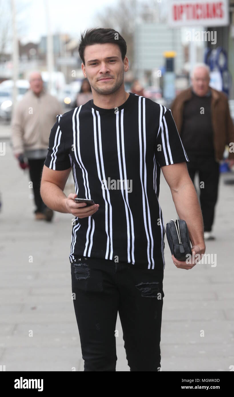 TOWIE cast members arrive at Faces Nightclub in Ilford Featuring: Myles ...