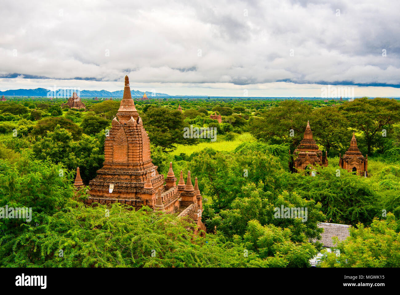 Beautiful of the Bagan Archaeological Zone, Burma. One of the main ...