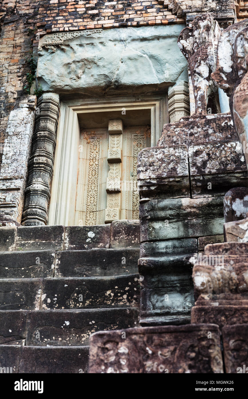 door in Pre Rup temple, Angkor area, Siem Reap, Cambodia Stock Photo ...