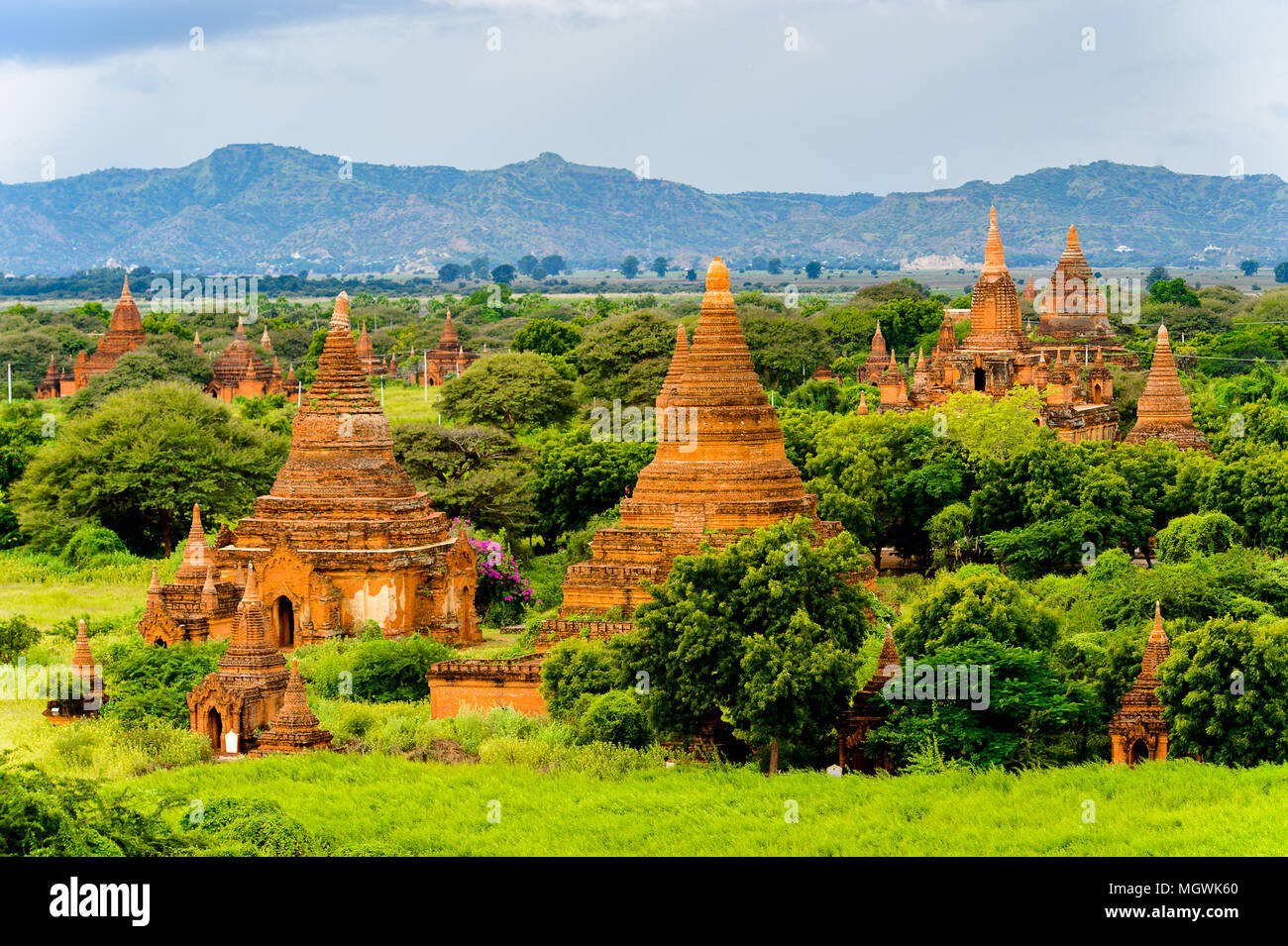 Beautiful of the Bagan Archaeological Zone, Burma. One of the main ...