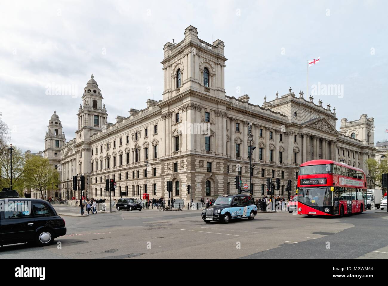 Hm treasury building whitehall london hi-res stock photography and ...