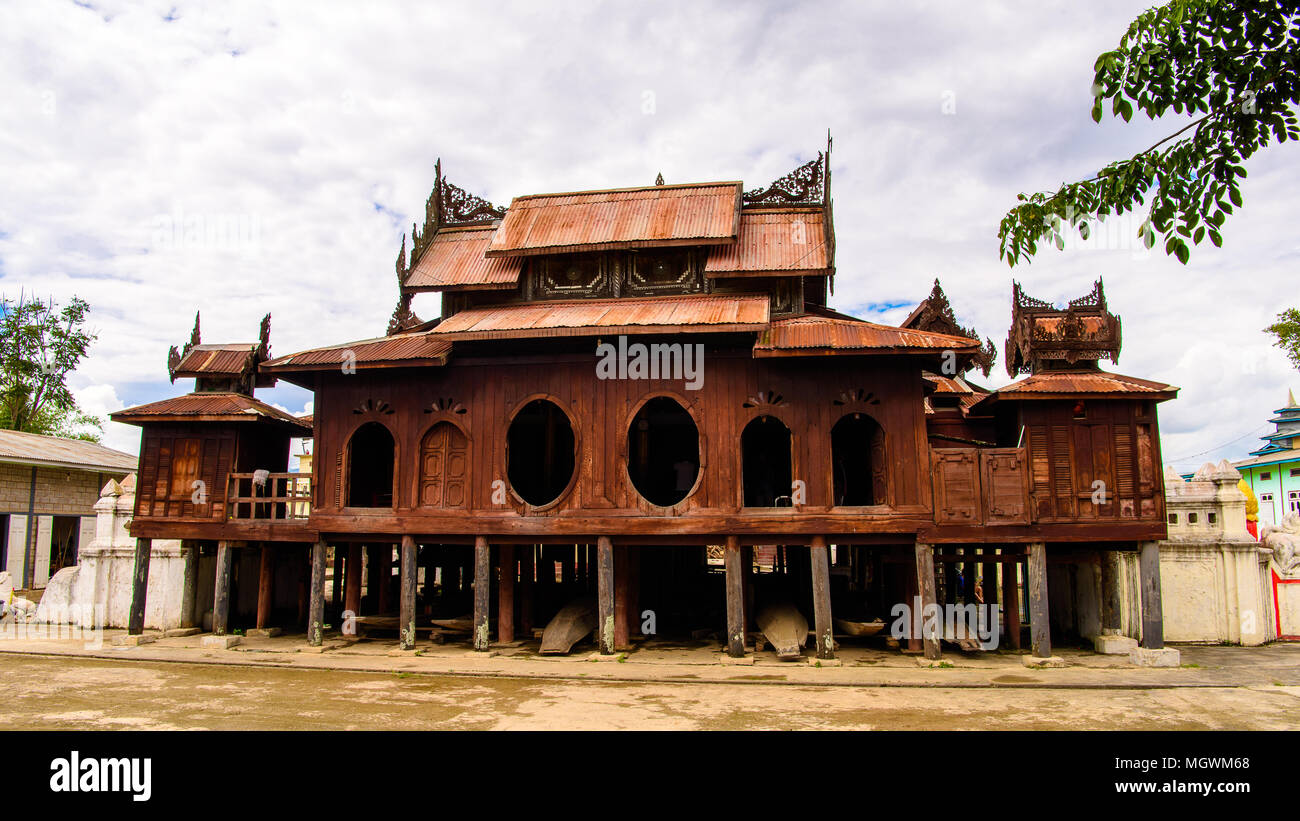 Shwe yan pyay monastery taunggyi hi-res stock photography and images ...