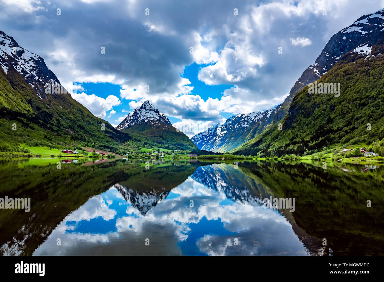 Beautiful Nature Norway natural landscape Stock Photo - Alamy