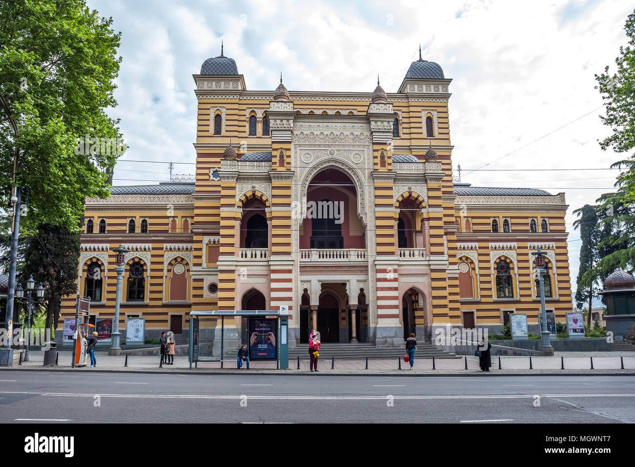 Georgian National Opera and Ballet Theater which built in 1851 in ...