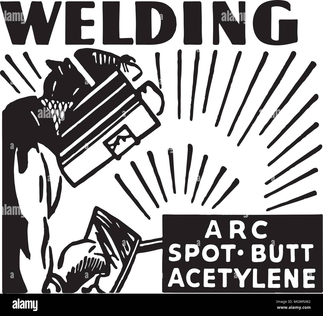 Welding Stock Vector Images - Alamy