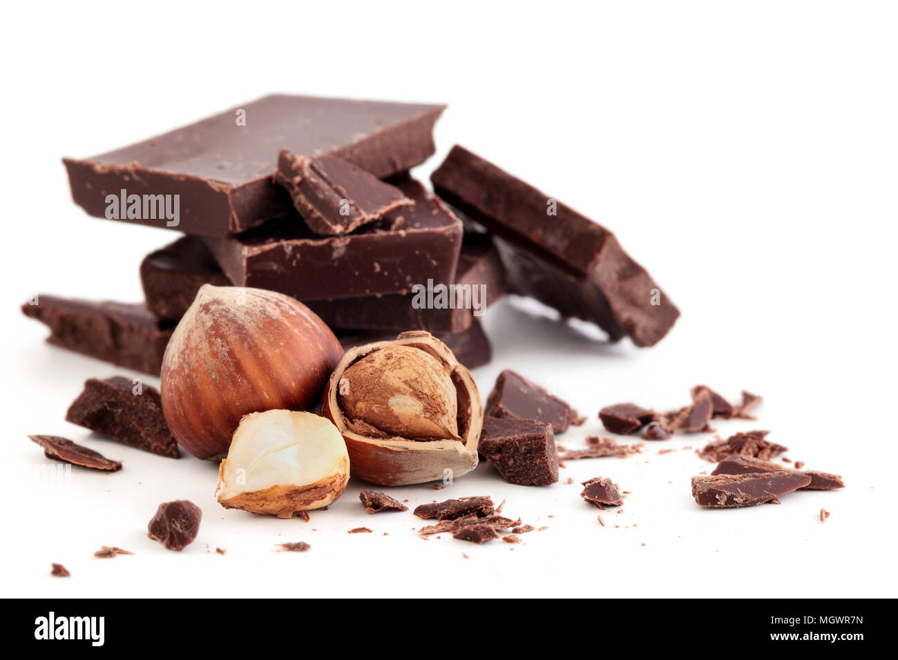 Hazelnut praline chocolate hi-res stock photography and images - Alamy