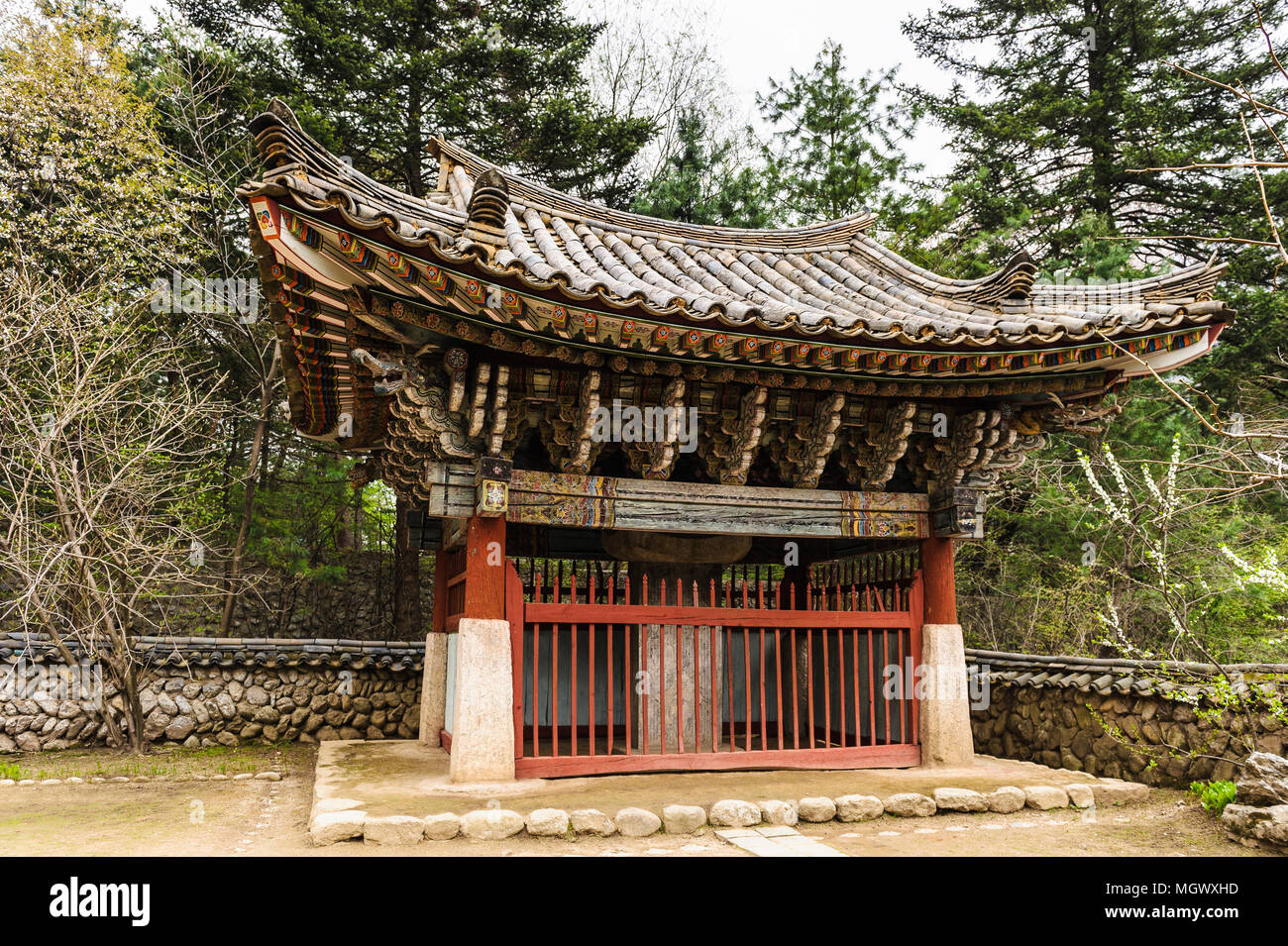 Typical architecture of North Korea Stock Photo - Alamy