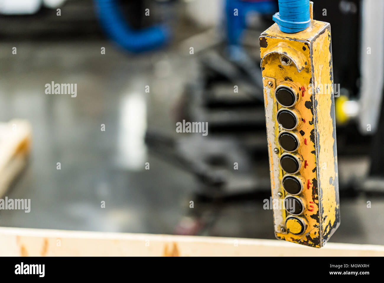 Gantry crane remote control tool Stock Photo - Alamy