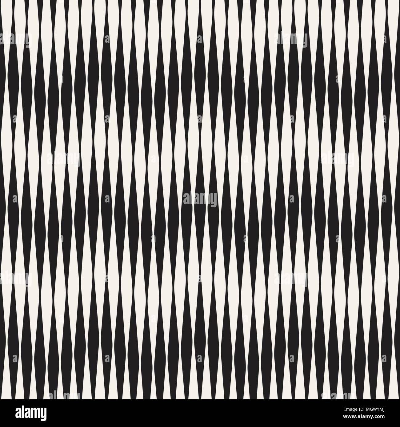 Seamless ripple pattern. Repeating vector texture. Wavy graphic background. Simple wave stripes ...