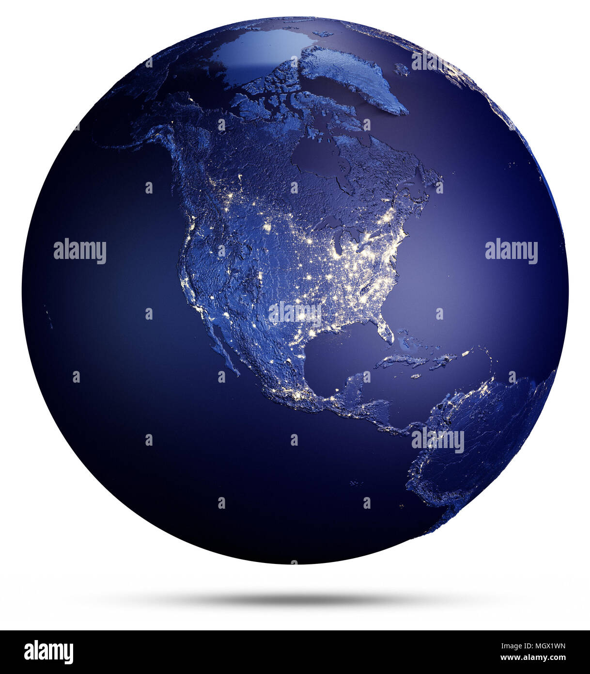 United States of America. 3d rendering Stock Photo - Alamy