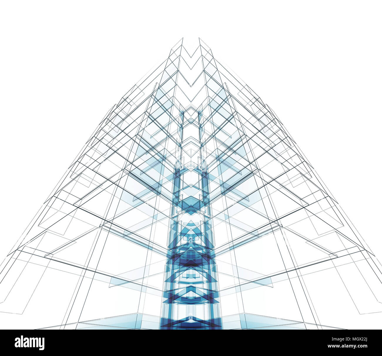 Architecture. Building concept. 3d rendering Stock Photo - Alamy