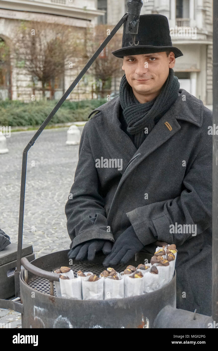 Chestnut Vendor High Resolution Stock Photography and Images - Alamy