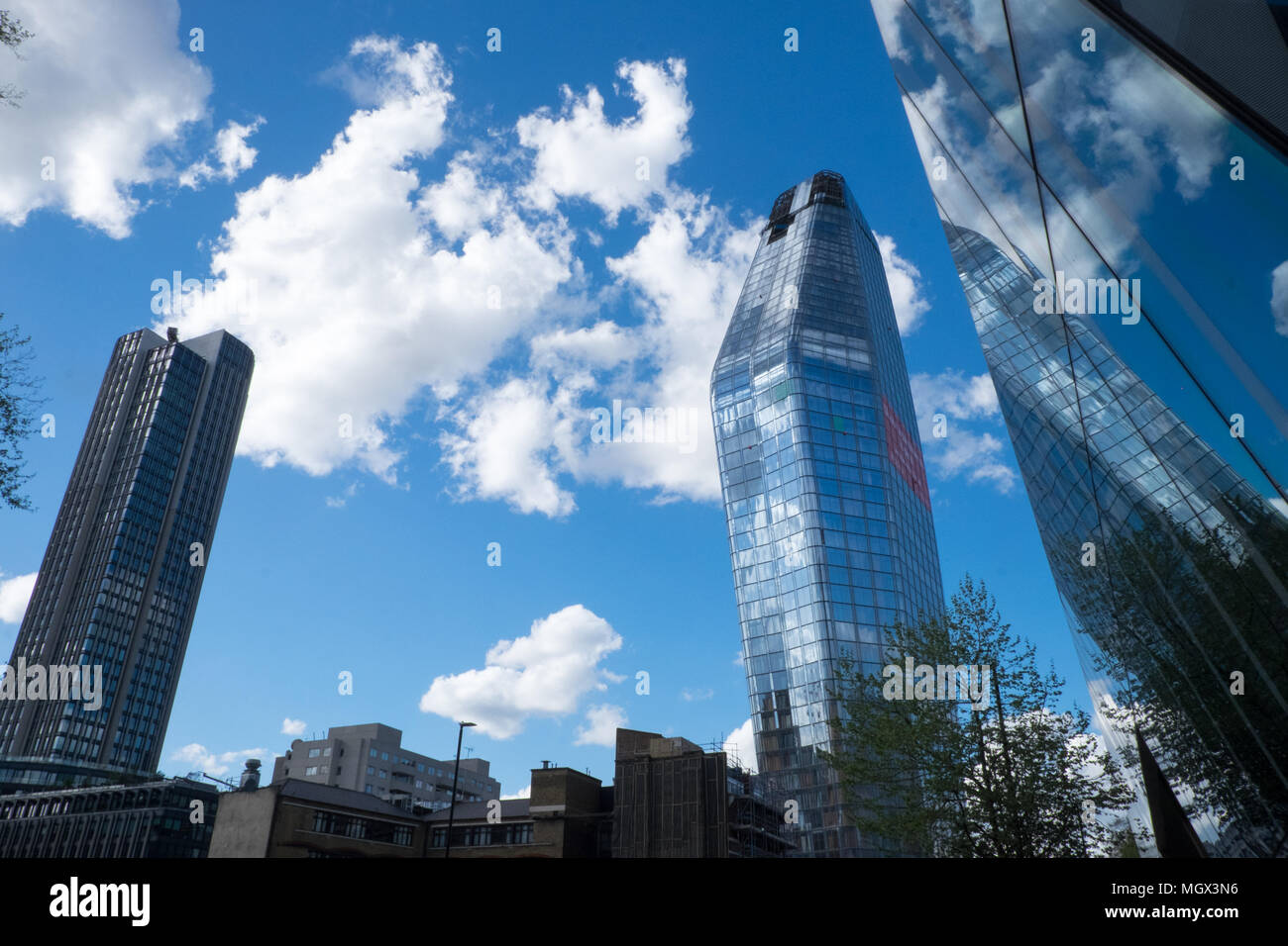 New,build,Construction,of,One Blackfriars, Blackfriars One,building ...