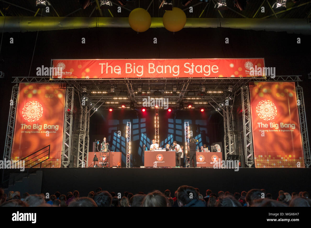 "The Big Bang Stage" show at The Big Bang Fair at the Birmingham NEC in ...