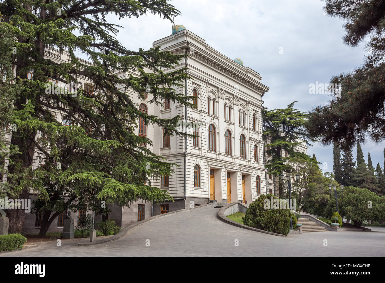 View of Tbilisi State University, established 1918 Stock Photo - Alamy