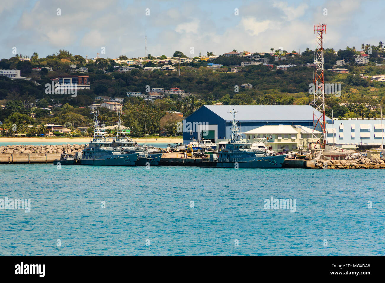 Barbados coast guard hi-res stock photography and images - Alamy
