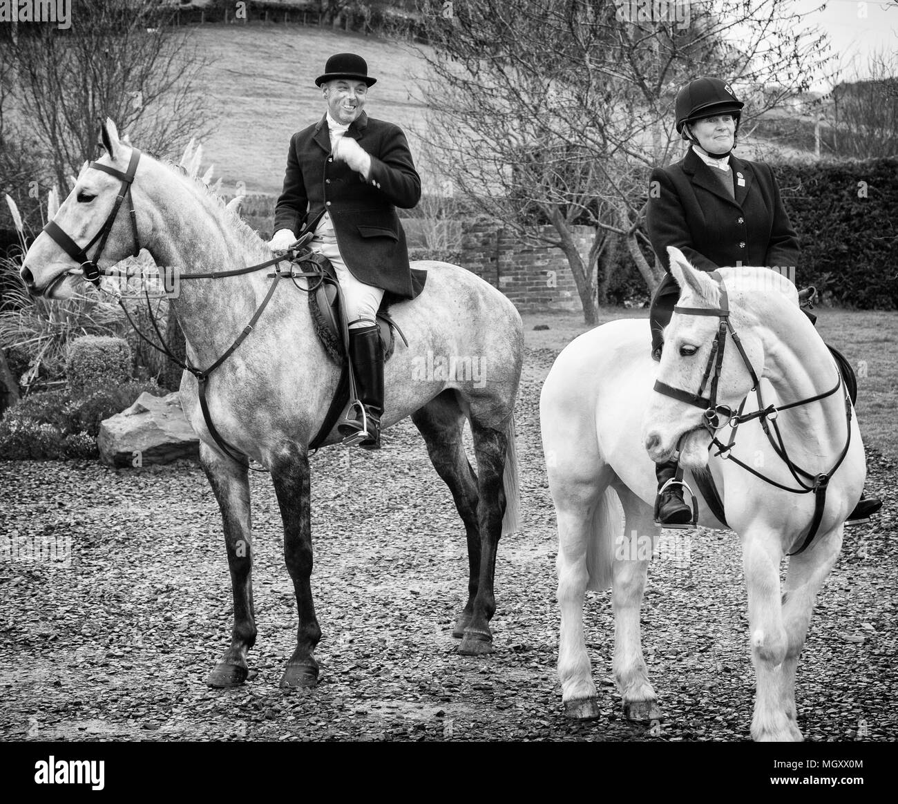 people riding horses Stock Photo - Alamy
