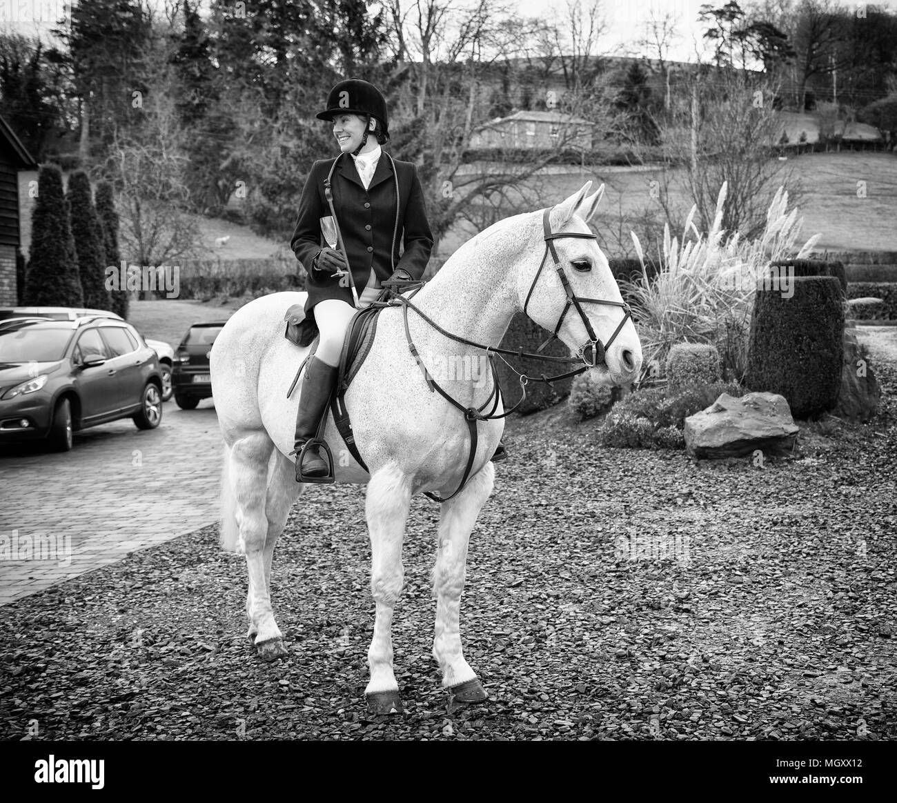 people riding horses Stock Photo - Alamy