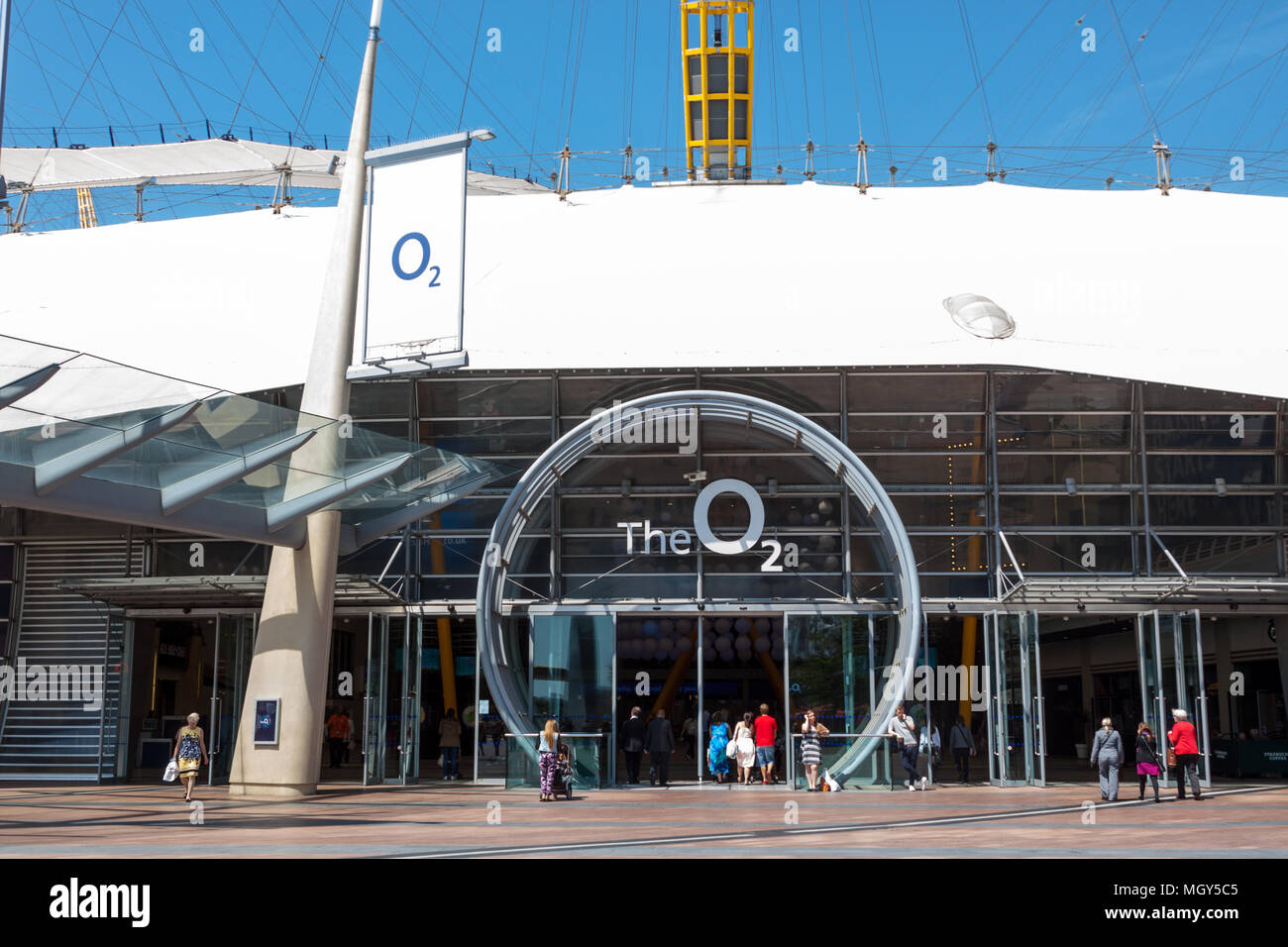 London, United Kingdom - June 11, 2015: The entrance to one of the ...