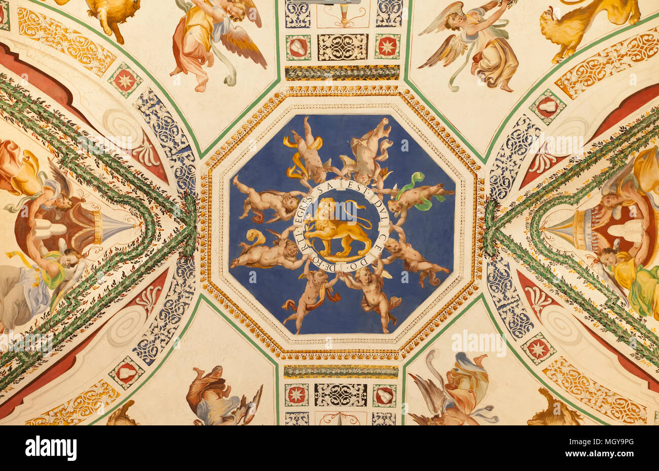 Ceiling painting vatican hi-res stock photography and images - Alamy