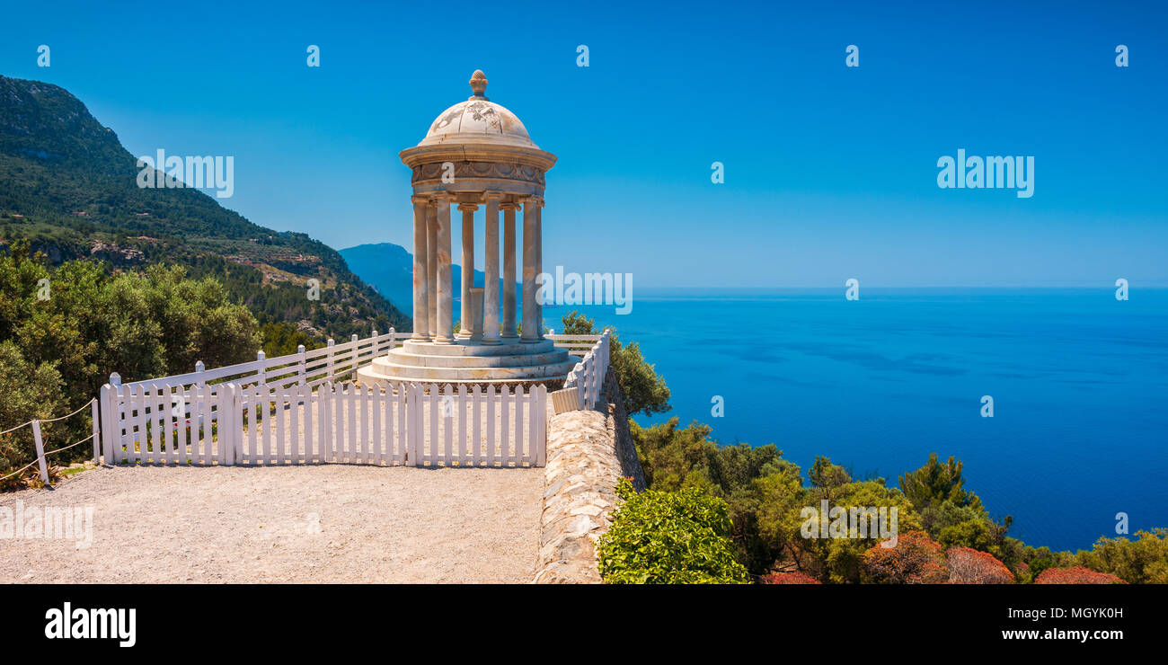 Son Marroig Temple in Deià Majorca Spain Stock Photo - Alamy