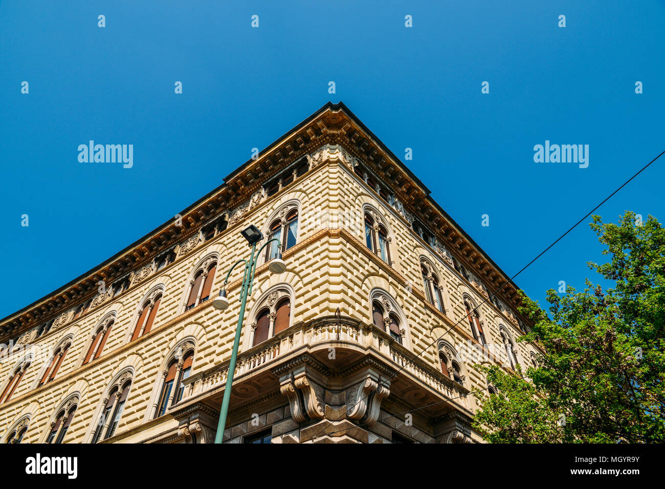 Traditional buildings in Milan, Lombardy, Italy Stock Photo - Alamy