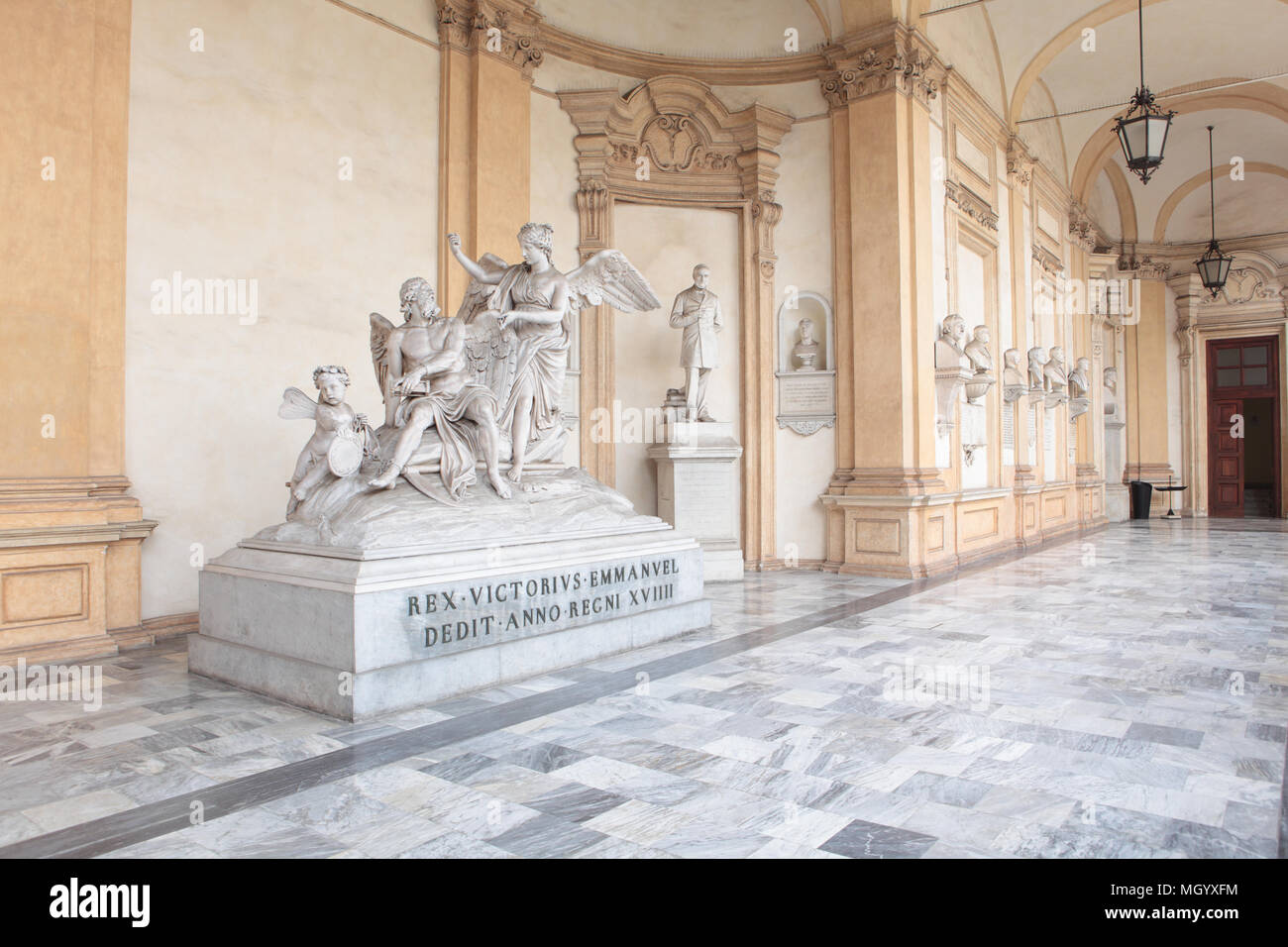 Palace of the Rectorate of the University of Turin, Italy Stock Photo ...