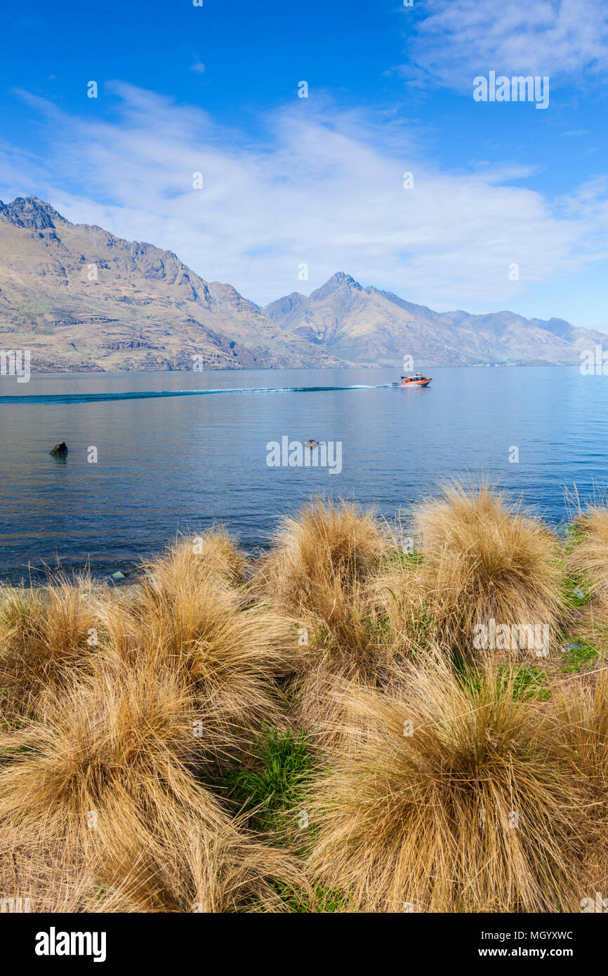 Cecil peak across lake hi-res stock photography and images - Alamy